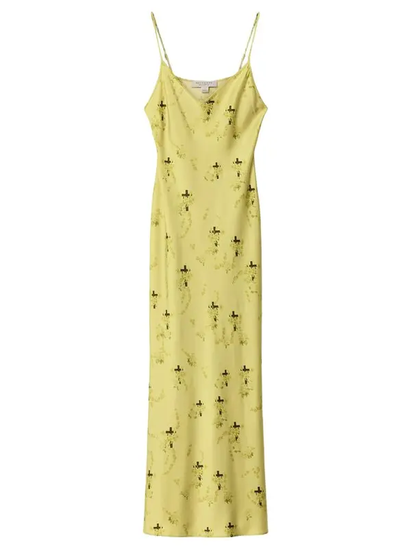 ALLSAINTS Floral Bryony Maxi Dress - Yellow