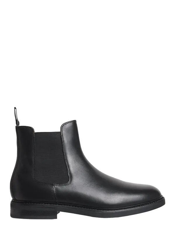 Polo Ralph Lauren Leather Asher Chelsea Boots - Black