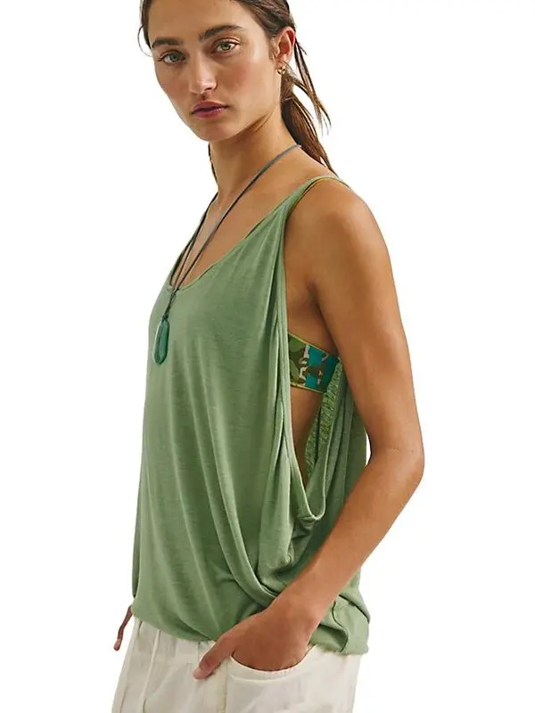 Free People We The Free Shoreside Tank - Mistletoe