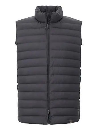 Boggi Milano Quilted Shell Gilet - Navy Blue