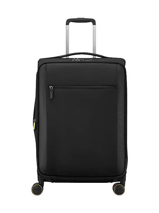 DELSEY Montmartre 3 4 Double-wheel Expandable Suitcase 66cm - Black