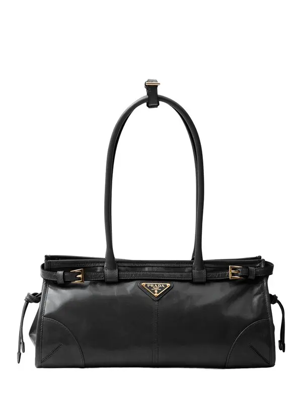 Prada Leather Handbag - Black