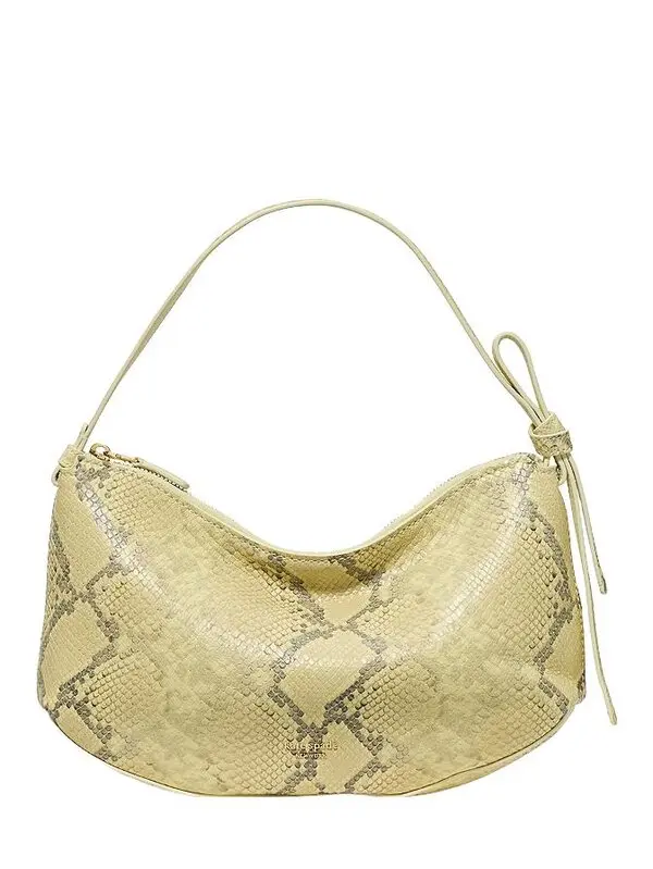 Kate Spade New York Embossed Leather Shoulder Bag - Pale Citron