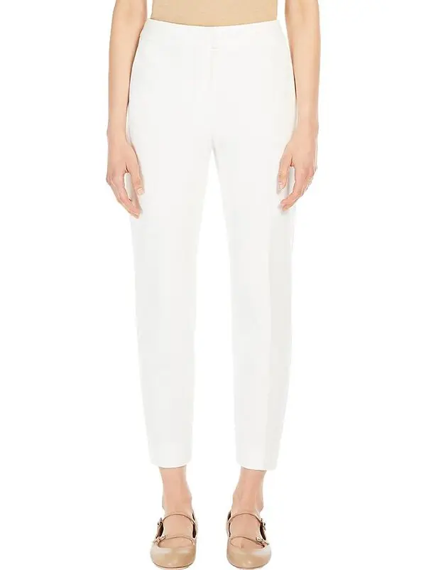 Max Mara Pegno Jersey Trousers - White