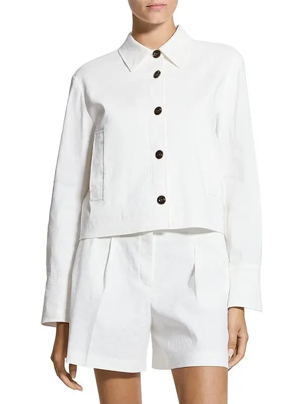 Theory Denim Jacket - White