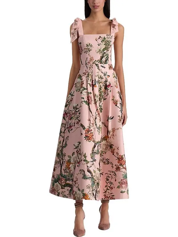 Alice + Olivia Hana Maxi Dress - Sunset Grove English Rose