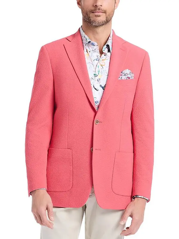 Robert Graham Harston Woven Sport Coat - Coral