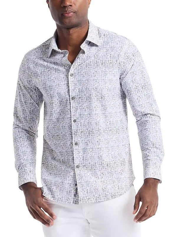 Robert Graham Hammersmith Abstract Pattern Knit Shirt - Multi