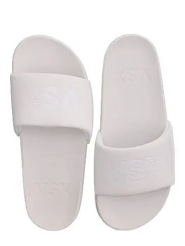 Victoria's Secret Vsx Slide Sandals - White,ivory