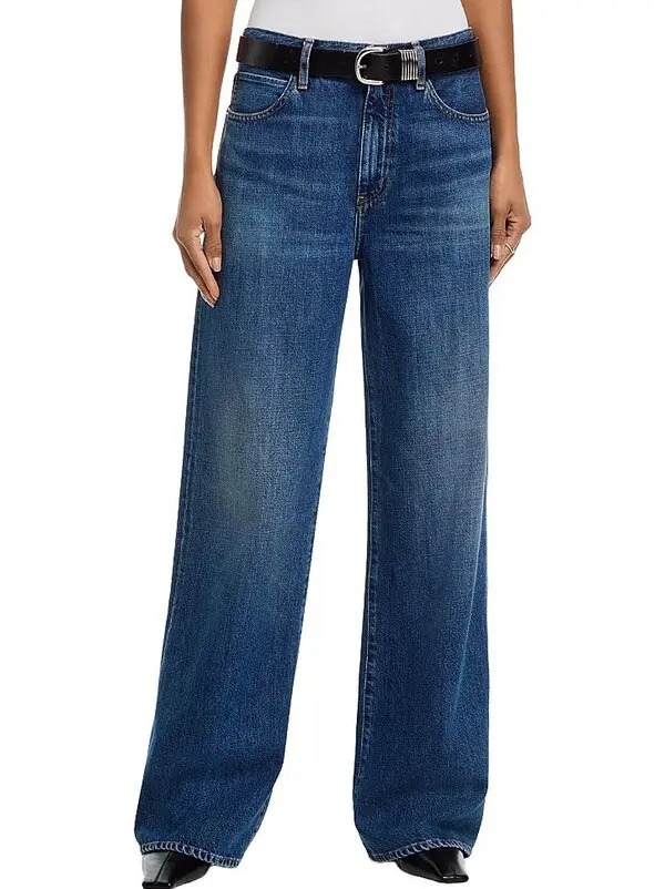FRAME The Off Duty Stroll High-rise Jeans - Garda