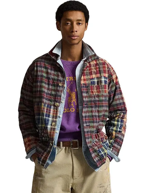 Polo Ralph Lauren Patchwork Madras Overshirt - Multi