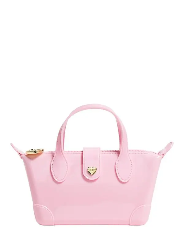 Stoney Clover Lane Mini Jelly Pouchette Crossbody Bag - Pink