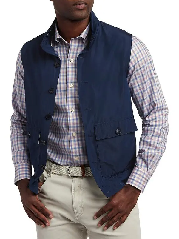 David Donahue Flight Vest - Navy
