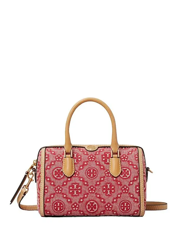 Tory Burch T Monogram Denim Crossbody Tote - Brilliant