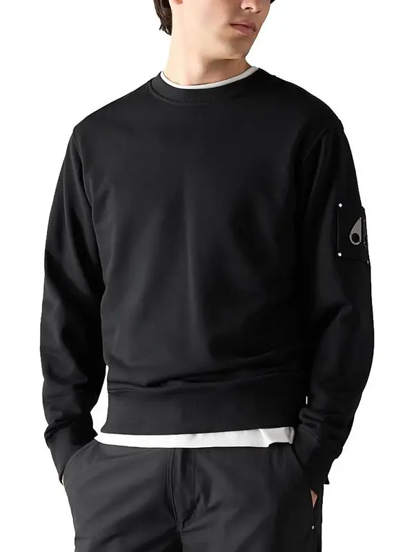 Moose Knuckles Hartsfield Crewneck Sweatshirt - Black