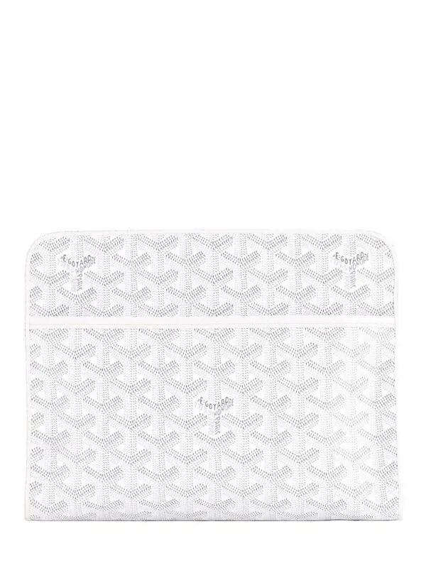 Goyard Mm Jouvence Toiletry Pouch Coated Canvas - White