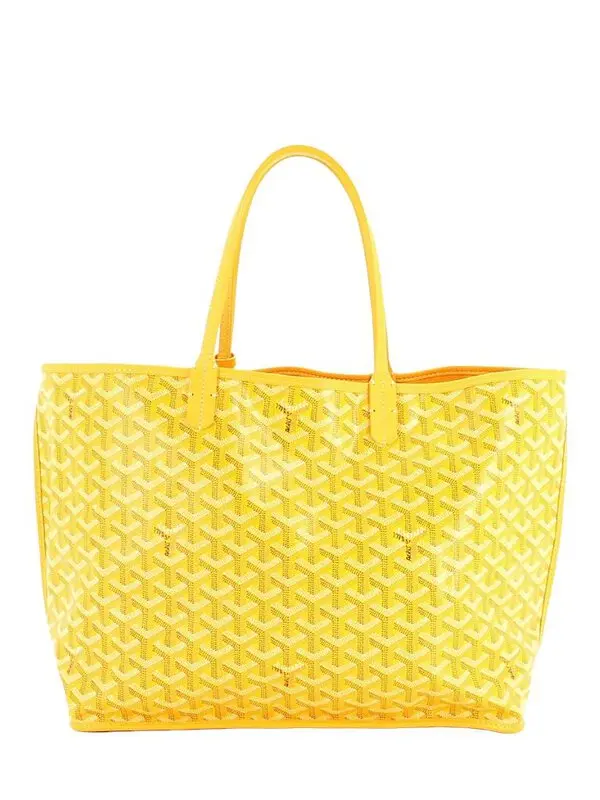 Goyard Anjou Pm Reversible Tote Coated Canvas - Yellow/ Orange/ Yellow