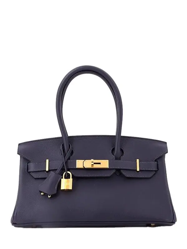 Hermès 29 Shoulder Birkin Bag Evercolor - Gray