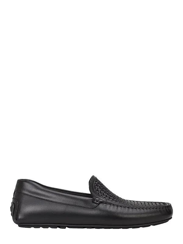 BOSS Leather Moccasins - Black