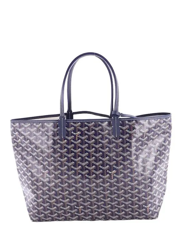 Goyard Saint Louis Pm Tote Coated Canvas - Blue