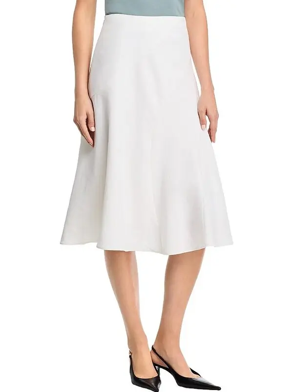 BOSS Vicena Flared Skirt - Bright White
