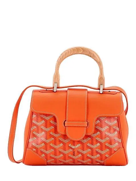 Goyard Mini Saigon Top Handle Bag - Orange