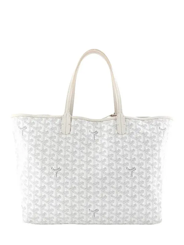 Goyard Pm Saint Louis Tote Coated Canvas - White