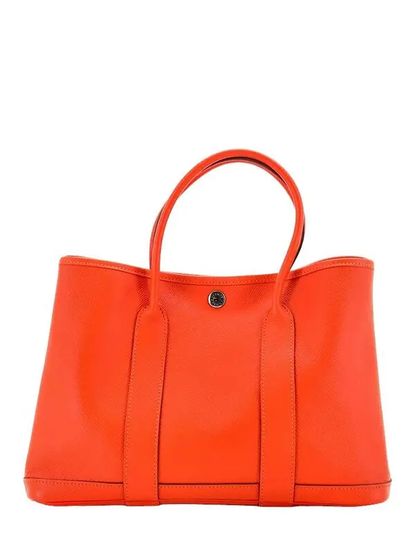 Hermès 30 Garden Party Tote - Orange