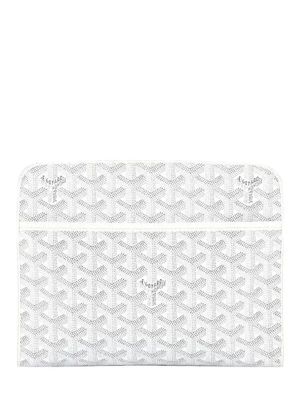 Goyard Mm Jouvence Toiletry Pouch Coated Canvas - White