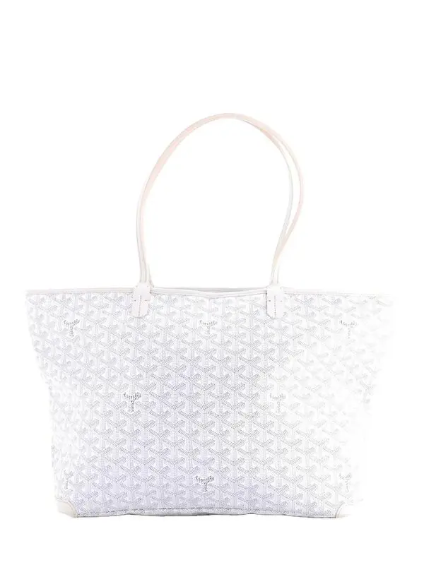 Goyard Mm Artois Tote Coated Canvas - White