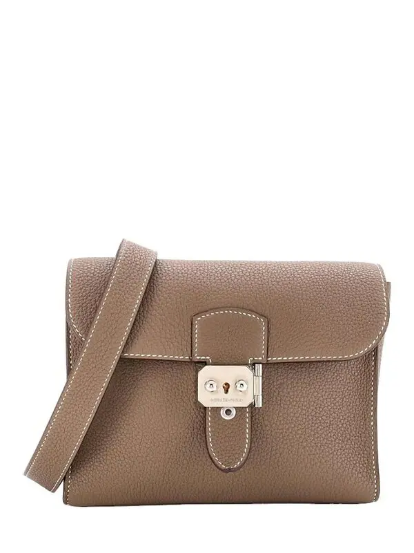 Hermès 21 Sac A Depeches Messenger Bag Togo - Gray