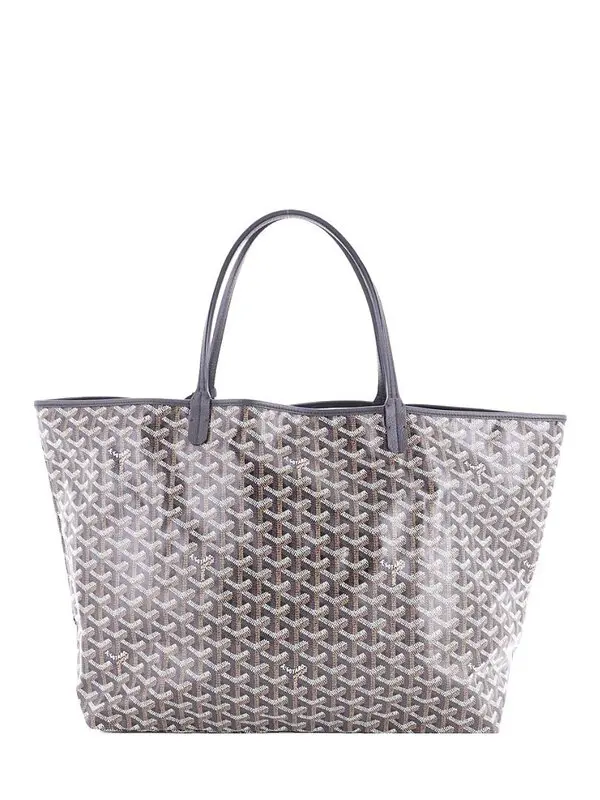 Goyard Gm Saint Louis Tote Coated Canvas - Black