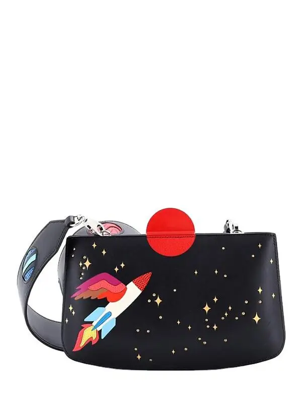 Hermès 23 Space Sac A Malice Handbag Monsieur With Lizard - Black/ Black
