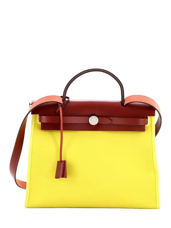 Hermès 31 Herbag Zip - Yellow/ Red/ Yellow