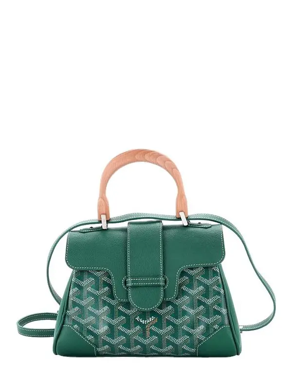 Goyard Mini Saigon Top Handle Bag - Green