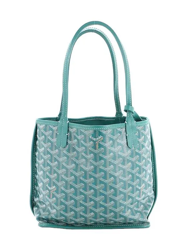 Goyard Mini Anjou Reversible Tote - Green
