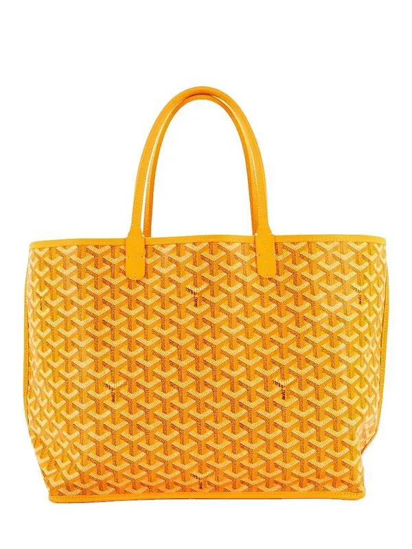 Goyard Pm Anjou Reversible Tote - Yellow/ Orange/ Yellow