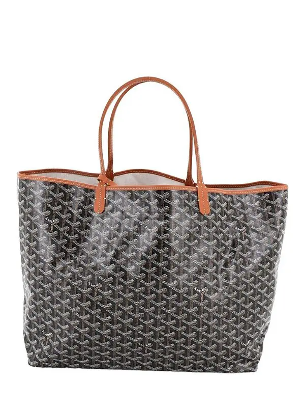 Goyard Gm Saint Louis Tote Coated Canvas - Brown