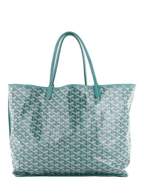 Goyard Gm Anjou Reversible Tote Coated Canvas - Green