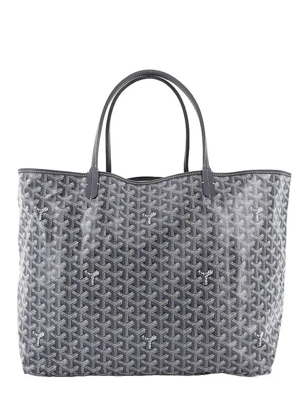 Goyard Gm Saint Louis Tote Coated Canvas - Gray