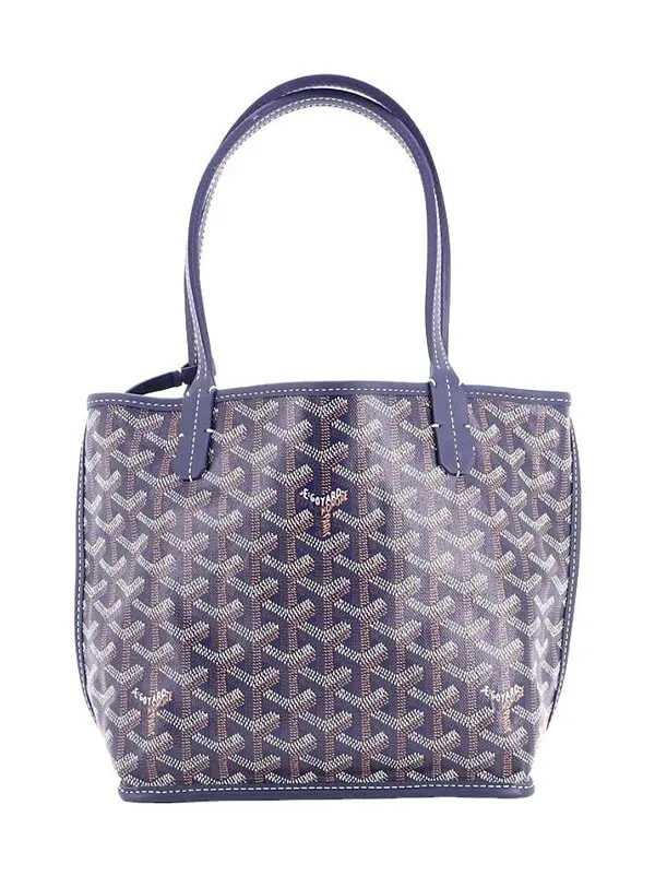 Goyard Anjou Reversible Tote Coated Canvas - Blue
