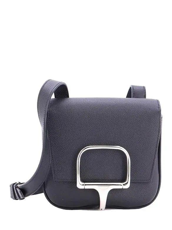 Hermès Della Cavalleria Shoulder Bag Epsom - Black