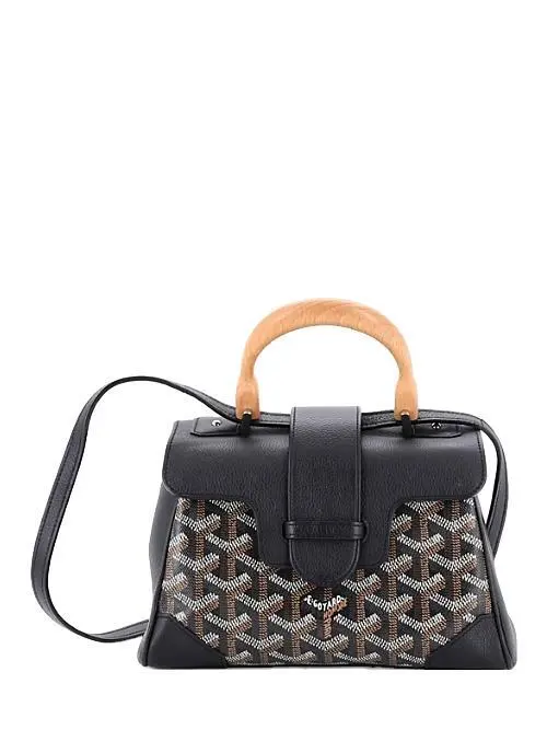 Goyard Mini Saigon Top Handle Bag - Black