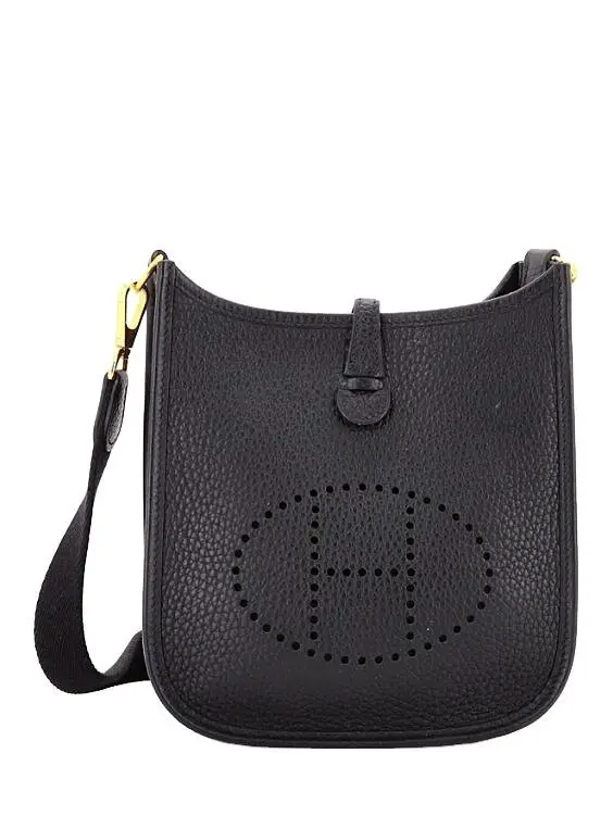 Hermès Tpm Evelyne Bag Gen Iii Clemence - Black