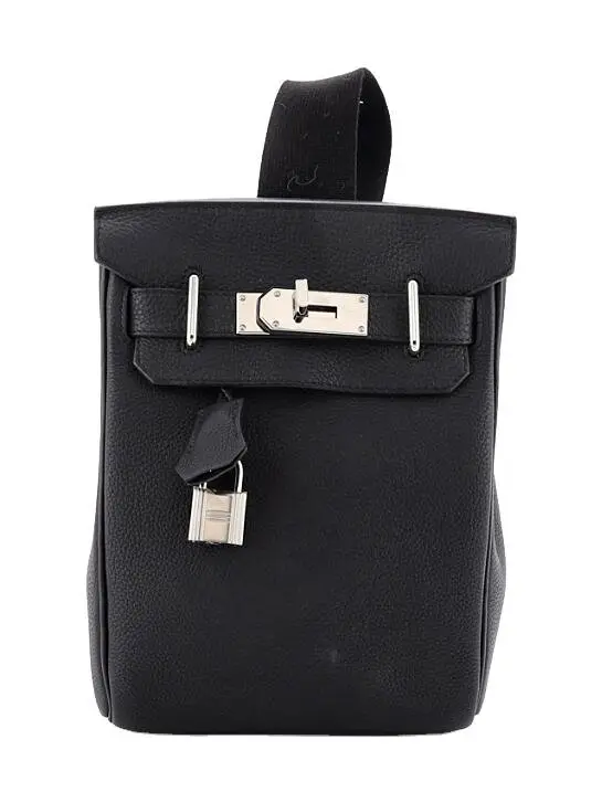 Hermès Pm Hac A Dos Backpack Togo - Black