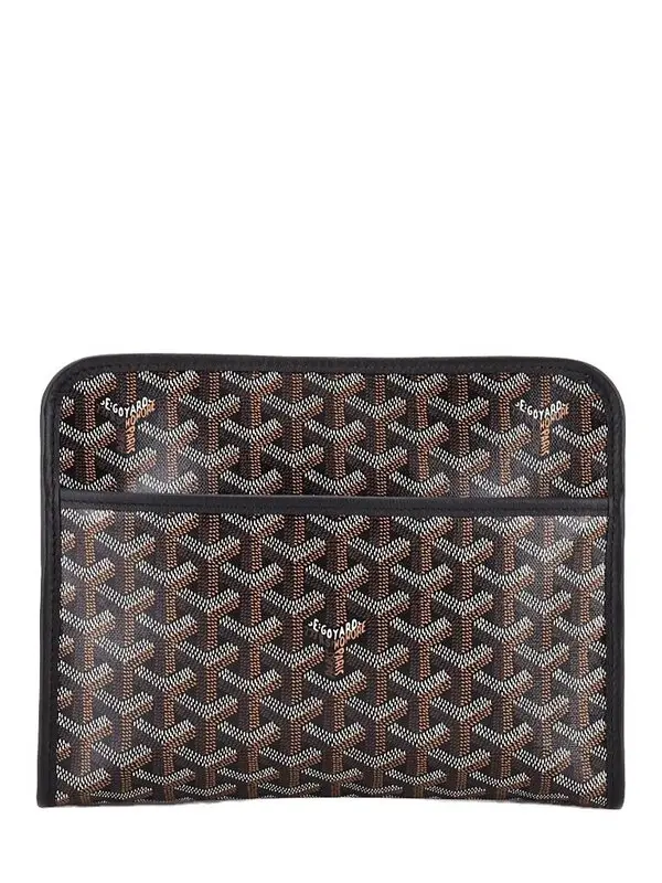 Goyard Mm Jouvence Toiletry Pouch Coated Canvas - Black