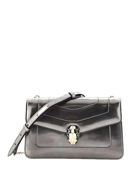 BVLGARI Small Serpenti Forever Shoulder Bag - Metallic
