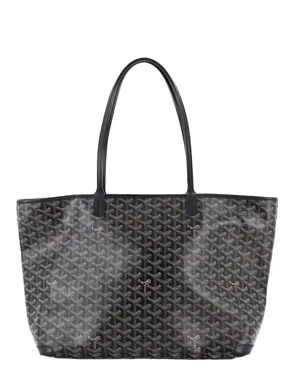 Goyard Mm Artois Tote Coated Canvas - Black