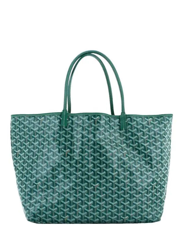 Goyard Gm Saint Louis Tote Coated Canvas - Green