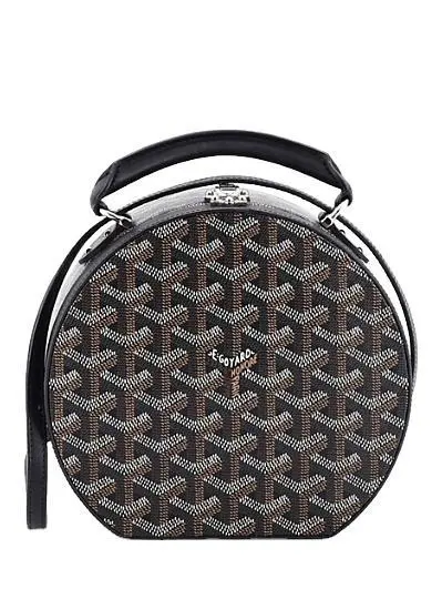 Goyard Alto Hatbox Bag Coated Canvas - Black